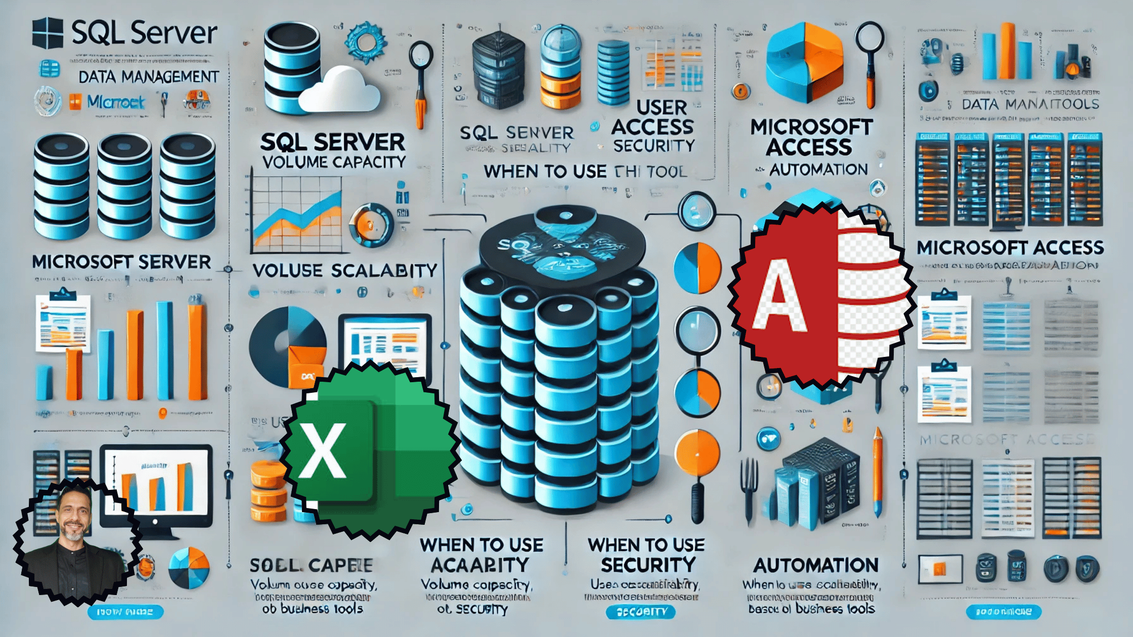 Comparación de SQL Server, Microsoft Access y Excel: ¿Cuál es la Mejor Opción para la Gestión de ...